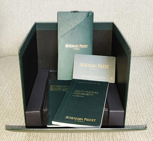 Audemars Piguet New Green Wooden Watch Box and Papers